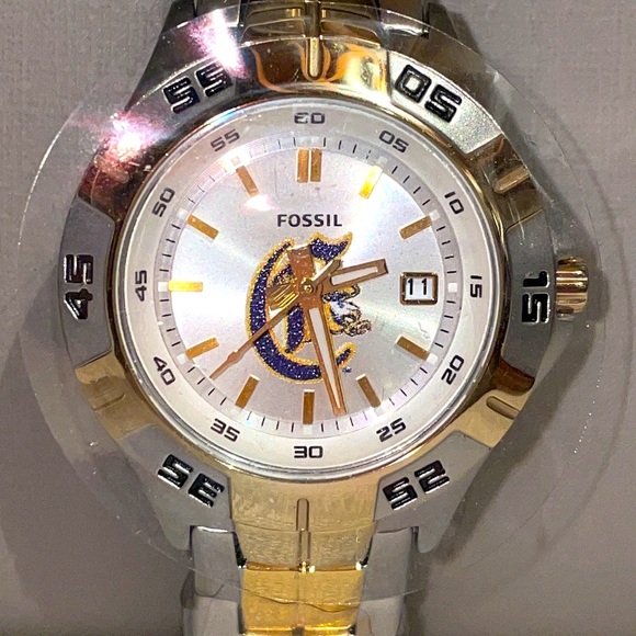Fossil | Accessories | Fossil Heritage Silver And Gold Bracelet Watch ...